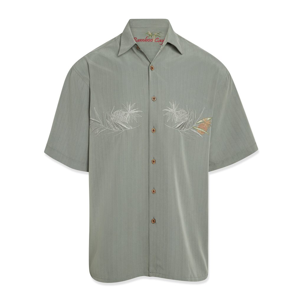 Elegance in Paradise Mélange Solid Camp Shirt